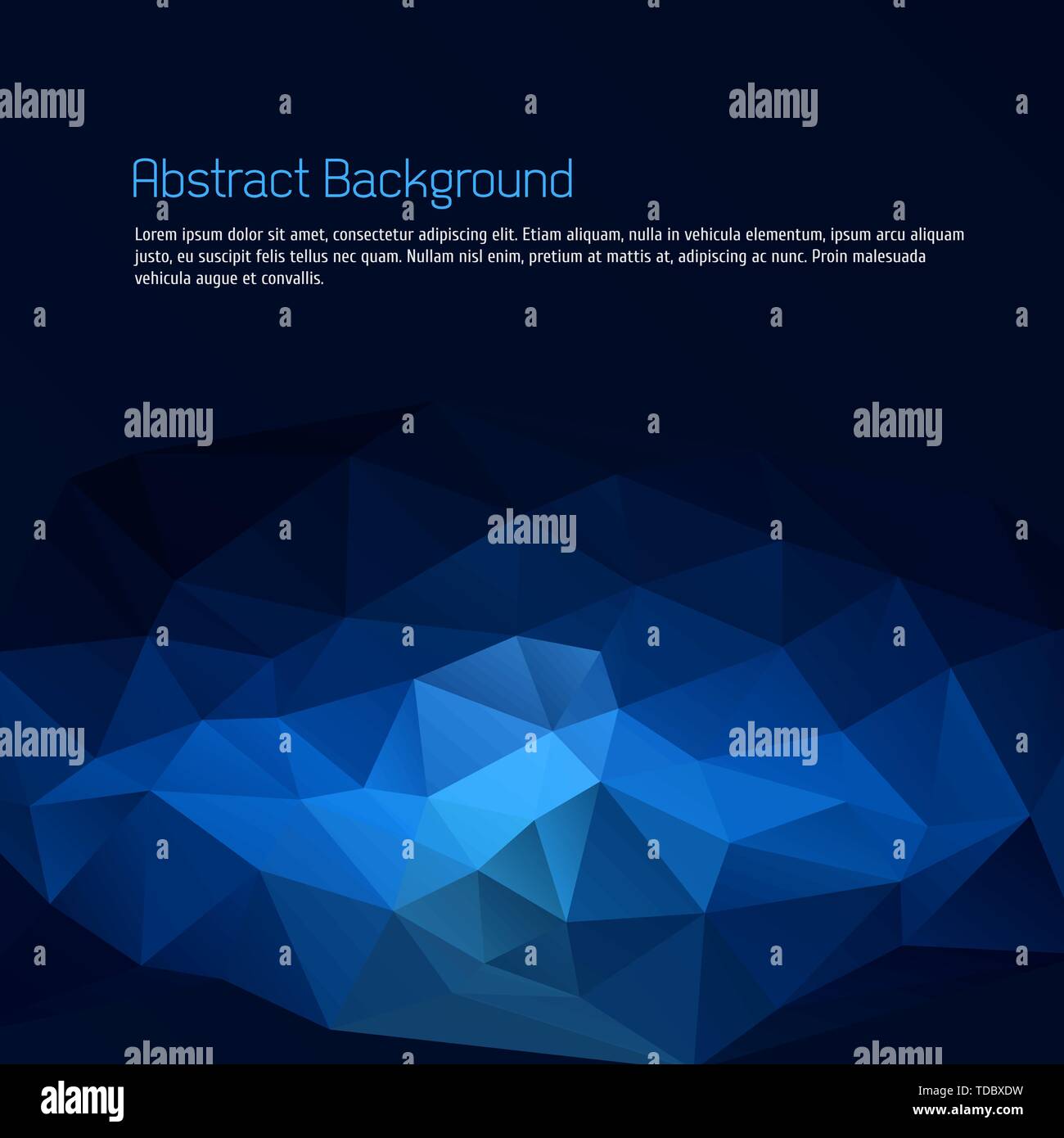 Blue triangle abstract background Stock Vector Image & Art - Alamy