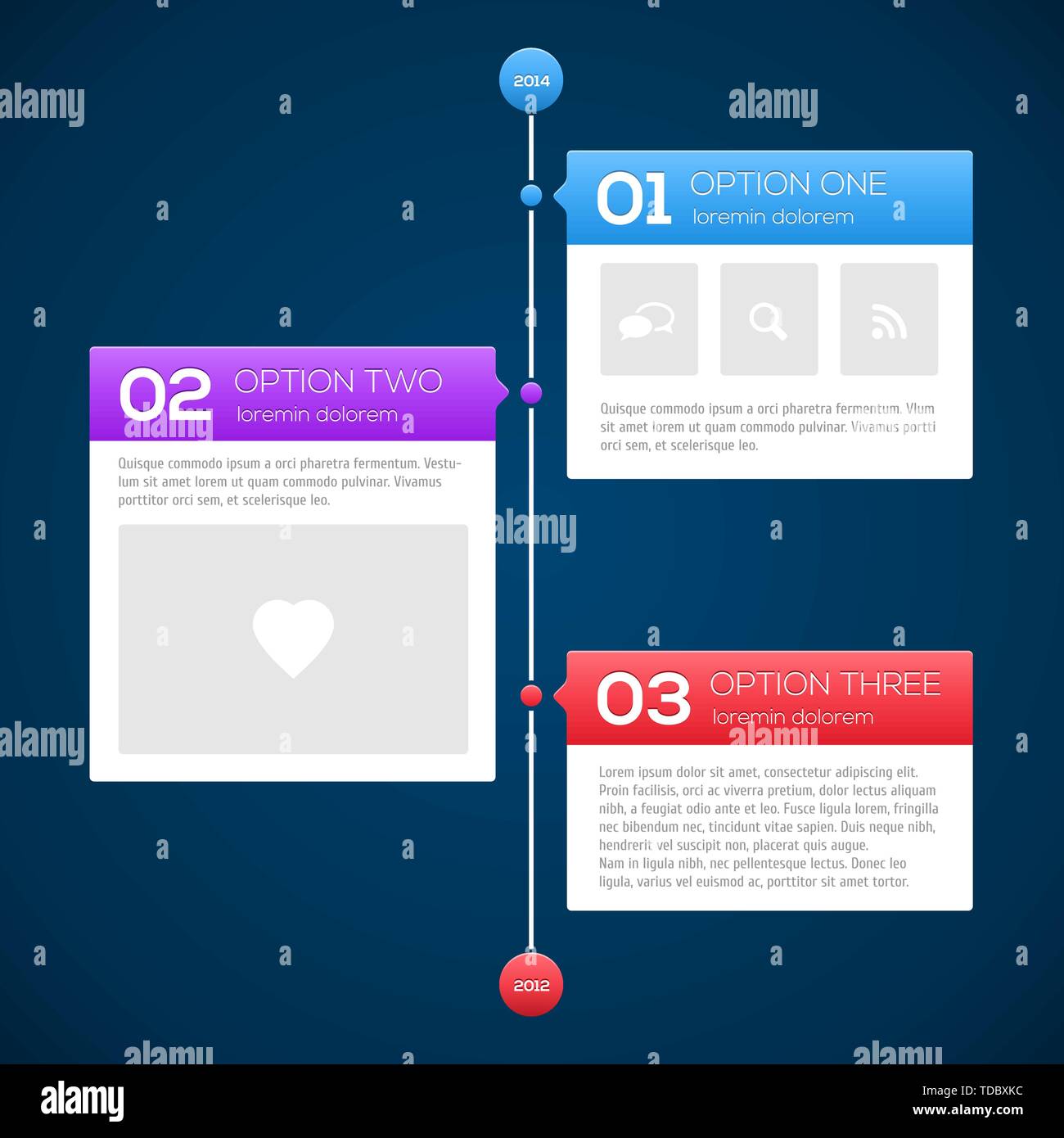 Timeline design hi-res stock photography and images - Alamy