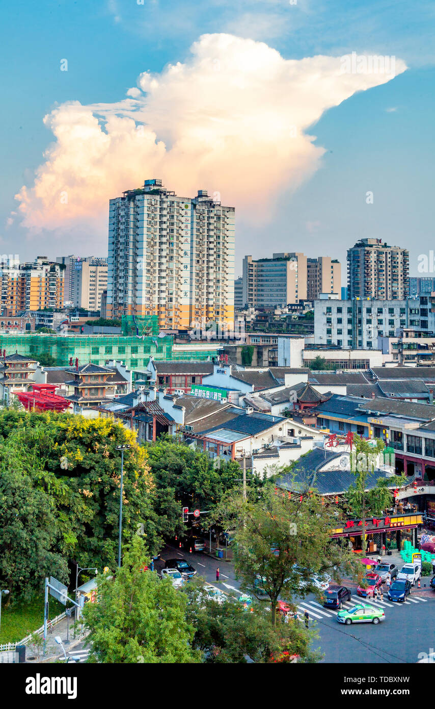 Chengdu plays the scenery Stock Photo - Alamy
