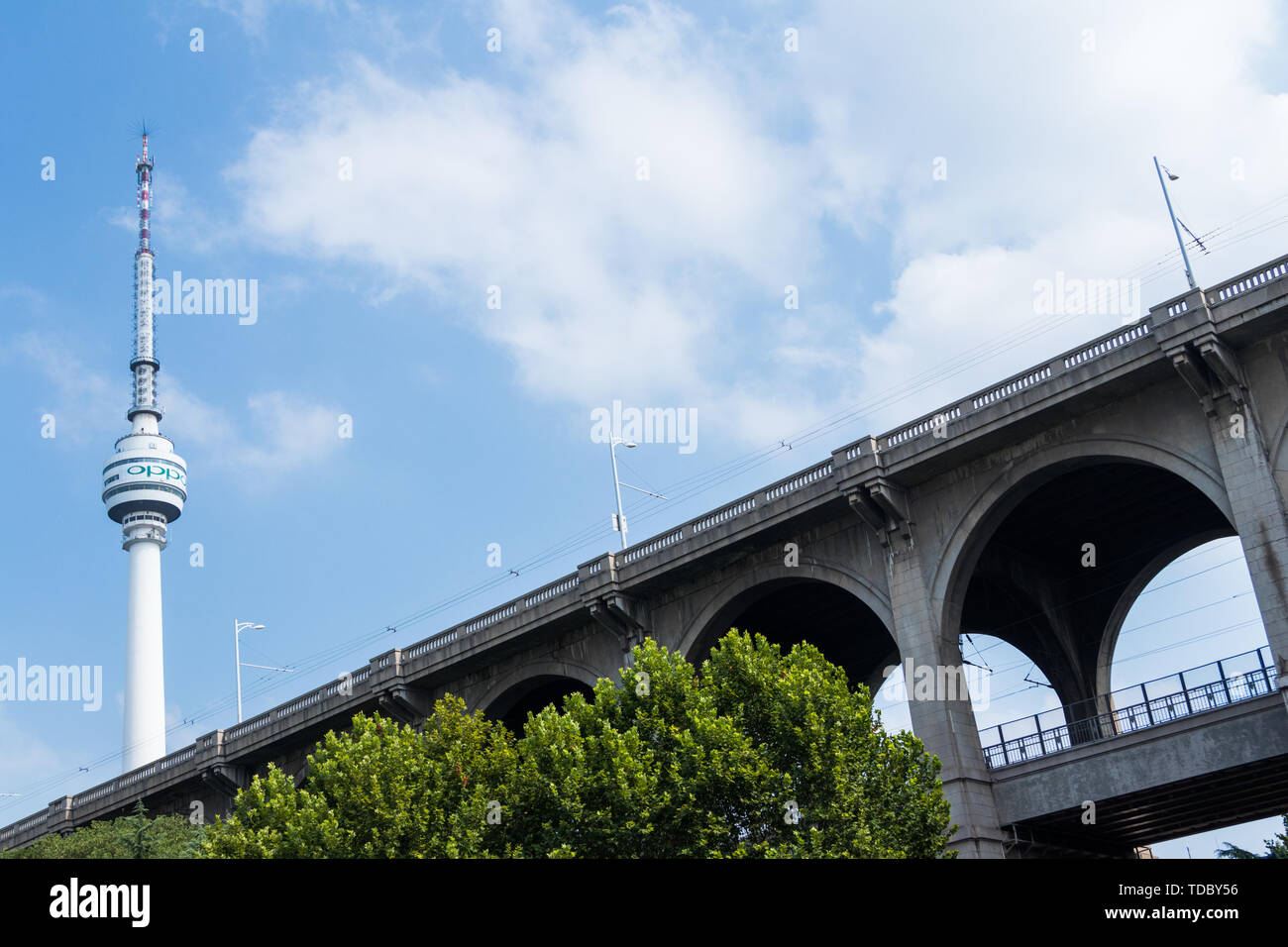 Hanyang guishan outdoor connection structure hi-res stock photography ...