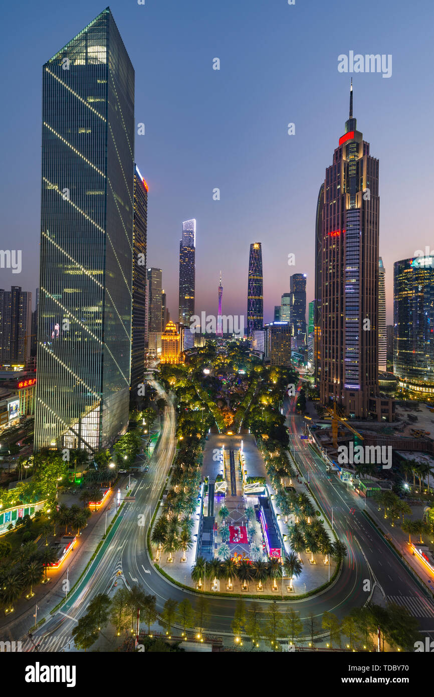 Guangzhou Central Axis Stock Photo - Alamy
