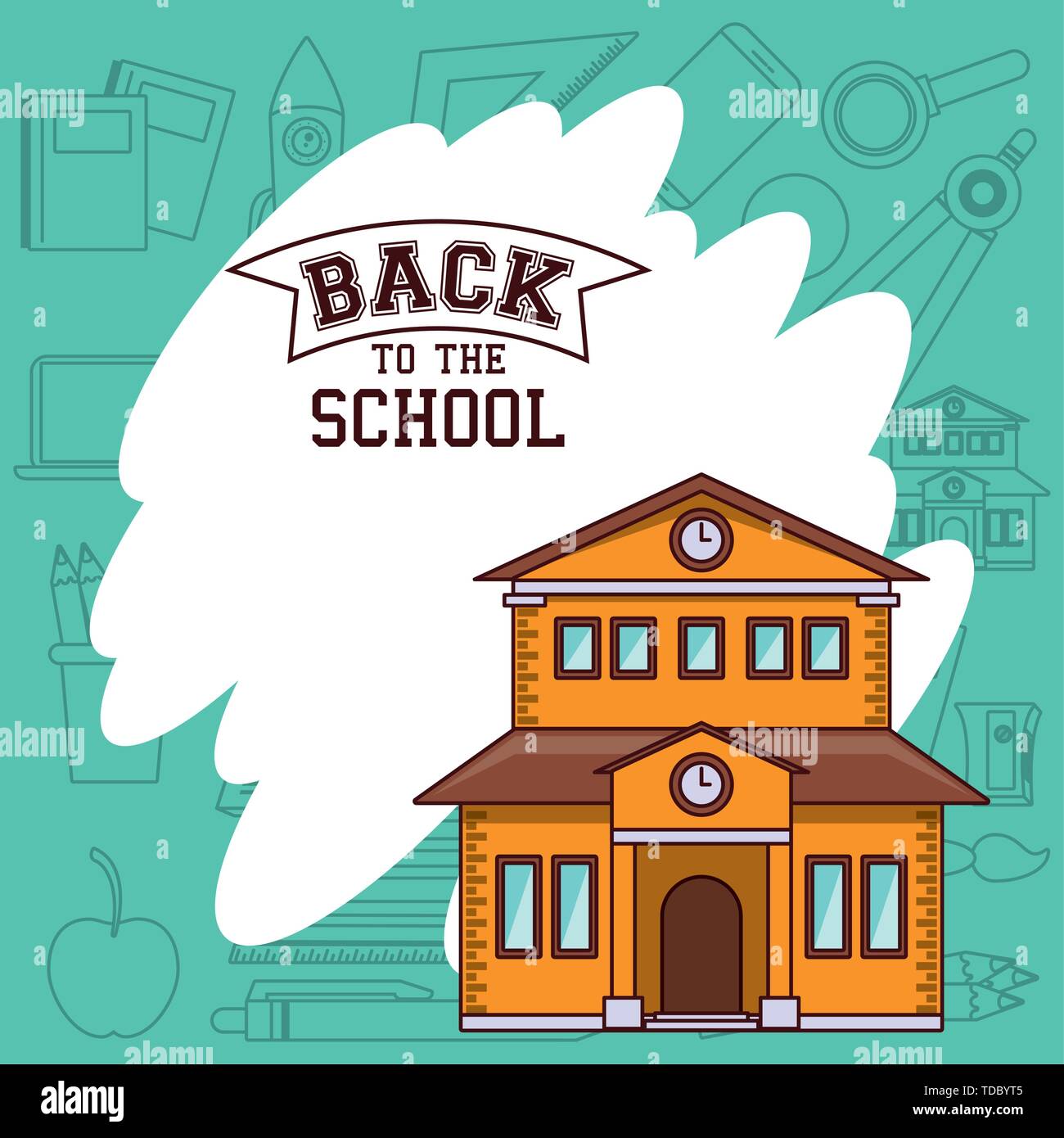 Back to school season card and poster Stock Vector Image & Art - Alamy