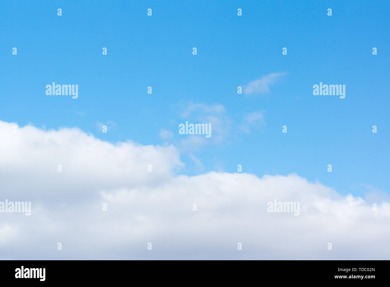 blue sky with flying white light clouds Stock Photo - Alamy