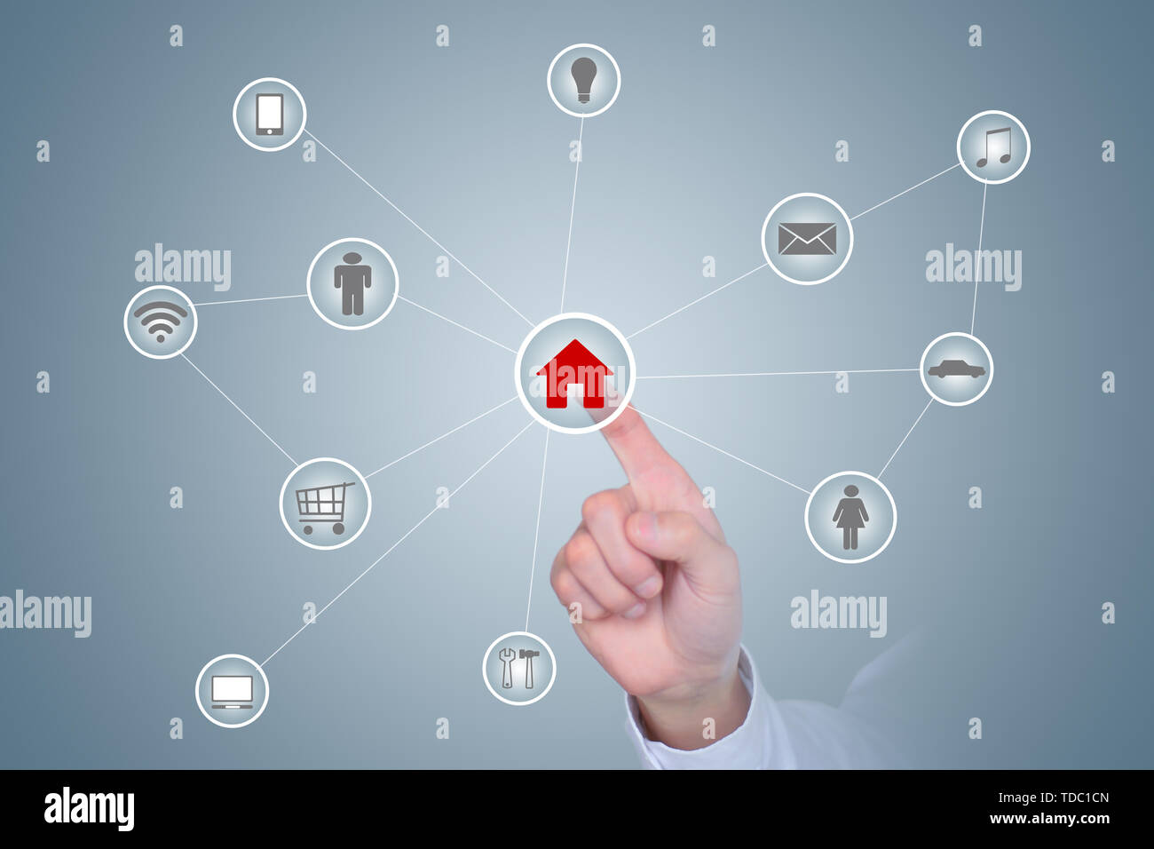 Draw on touch screen hi-res stock photography and images - Alamy