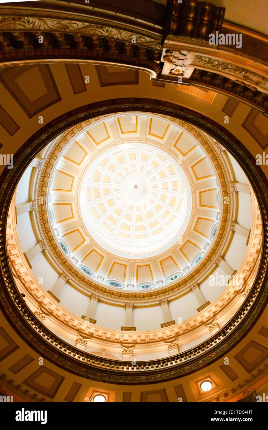 Interior ceiling design of a church Stock Photo - Alamy