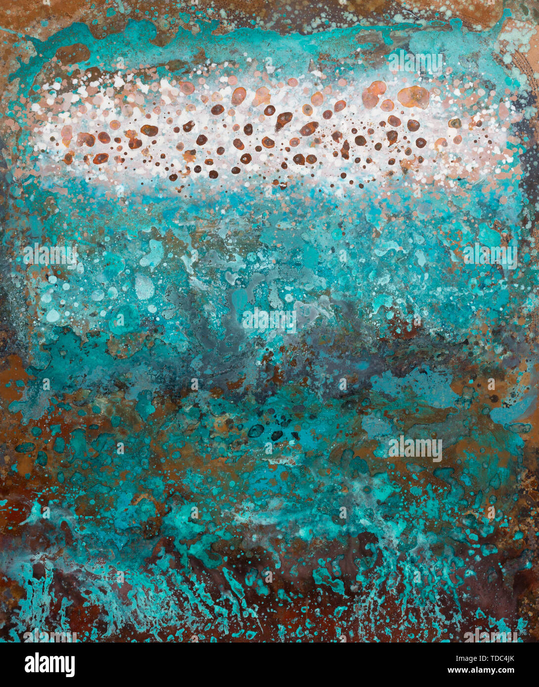 Painting in elegant blue tone for your new design. High resolution ...