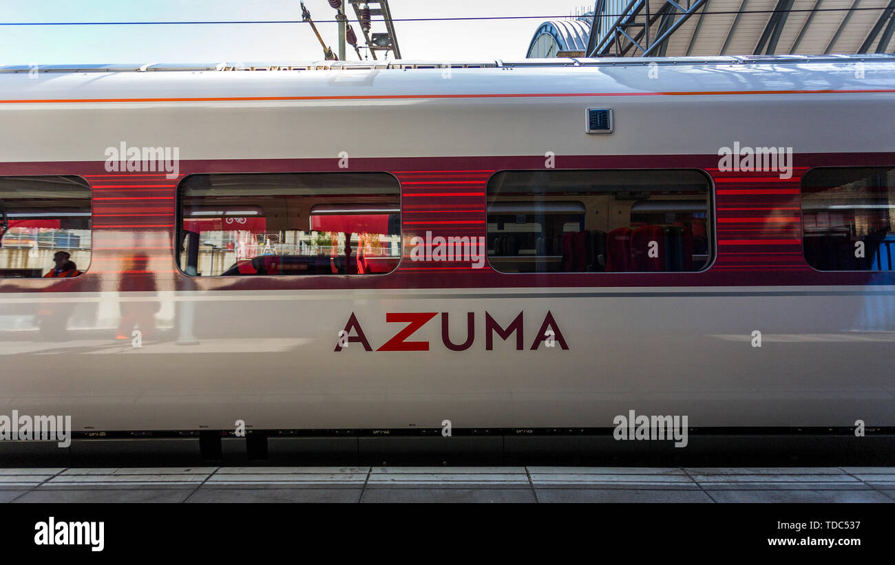 LNER preview of new Azuma trains which will run between London King's ...