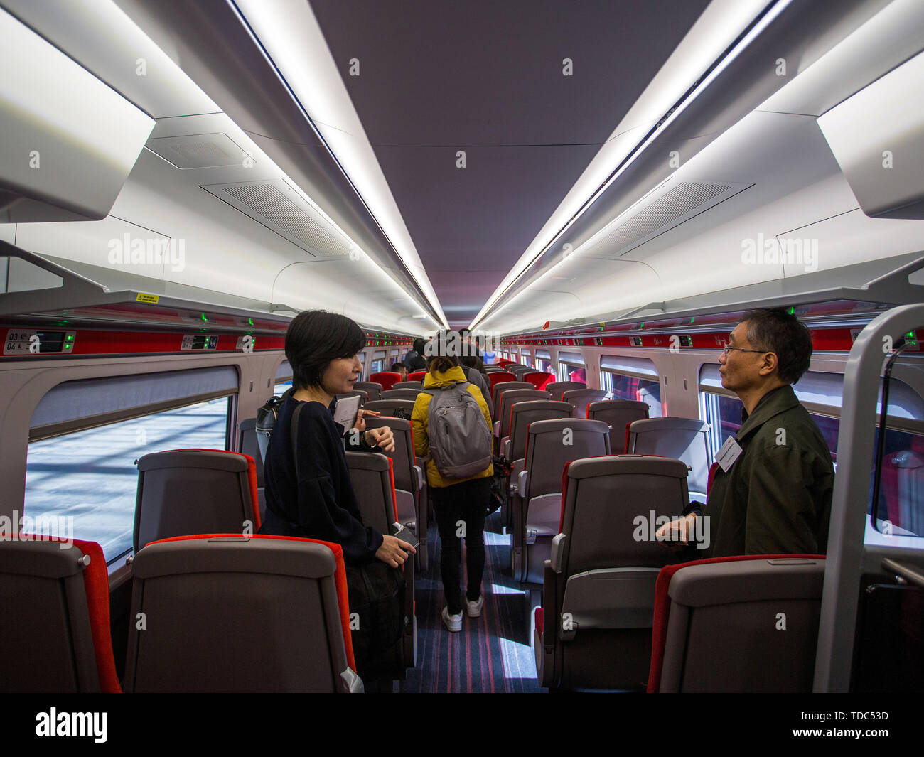 LNER preview of new Azuma trains which will run between London King's ...