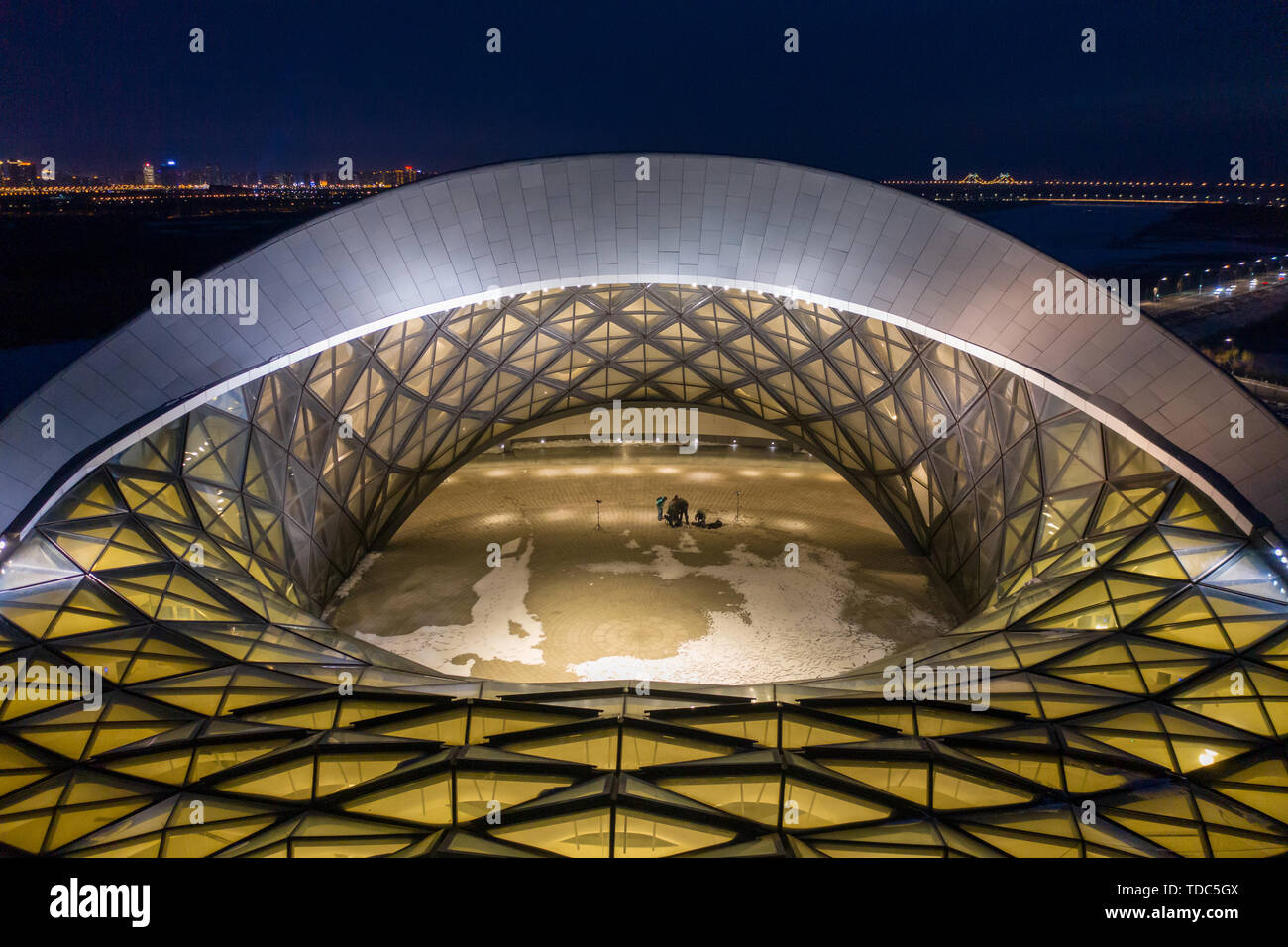 On March 13, 2019, the city of Harbin ushered in snowfall, and the ...