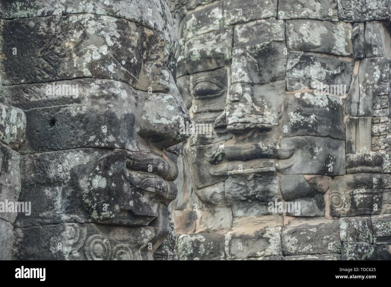 Angkor Wat Angkor's smile Stock Photo - Alamy