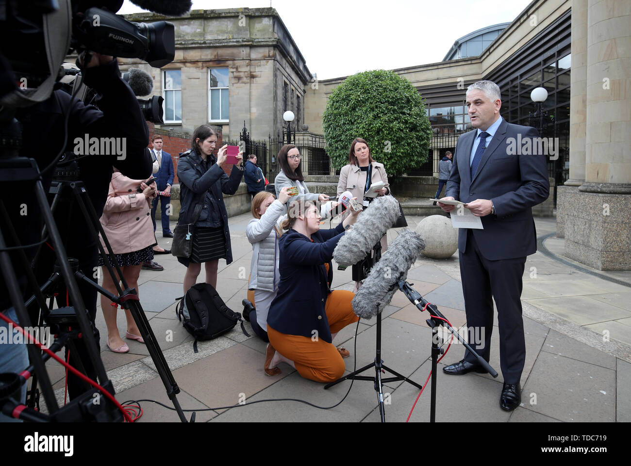 Senior investigating officer Detective Superintendent Paul Livingstone ...