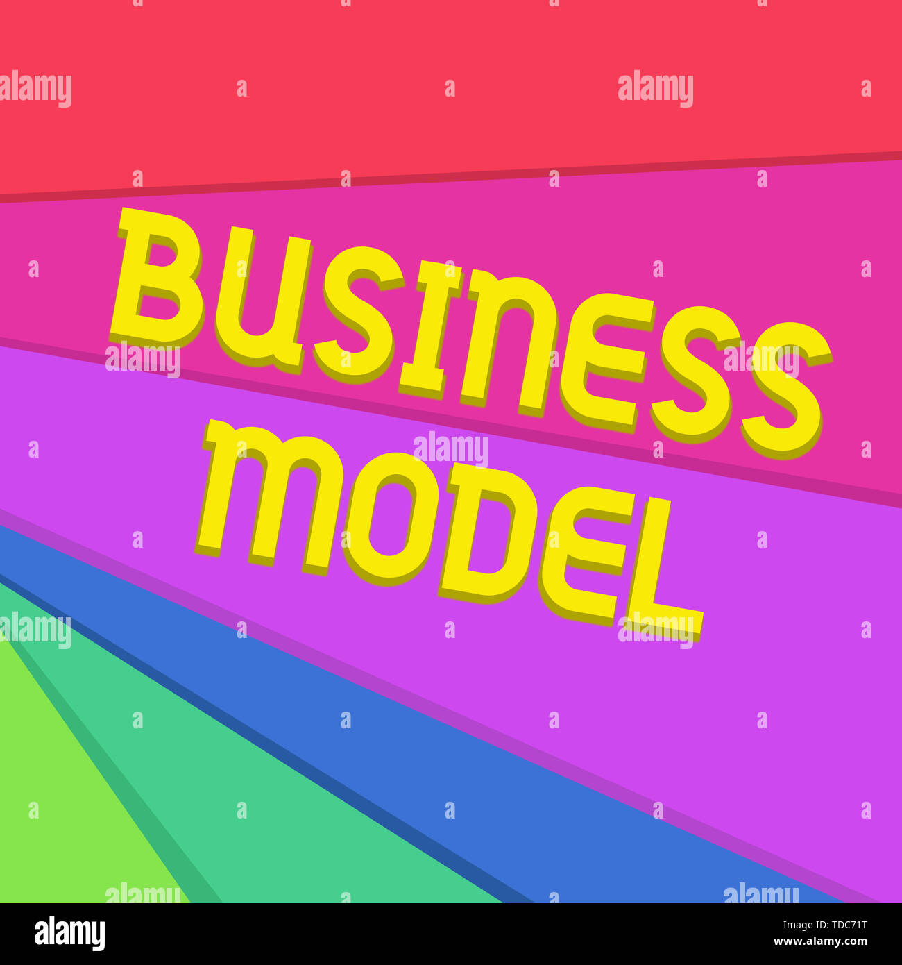 Handwriting text writing Business Model. Conceptual photo Identifying ...