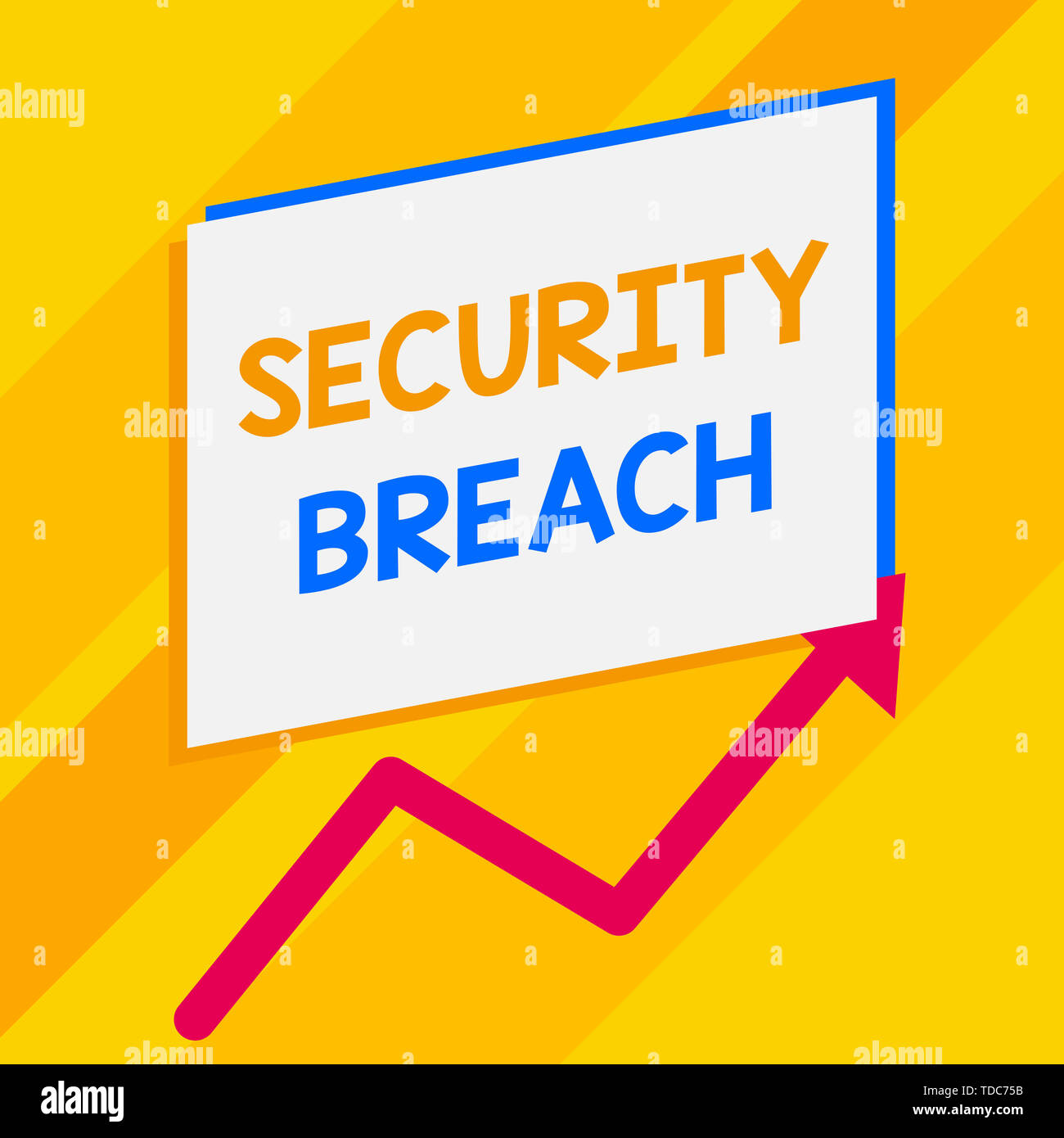 Conceptual hand writing showing Security Breach. Concept meaning ...