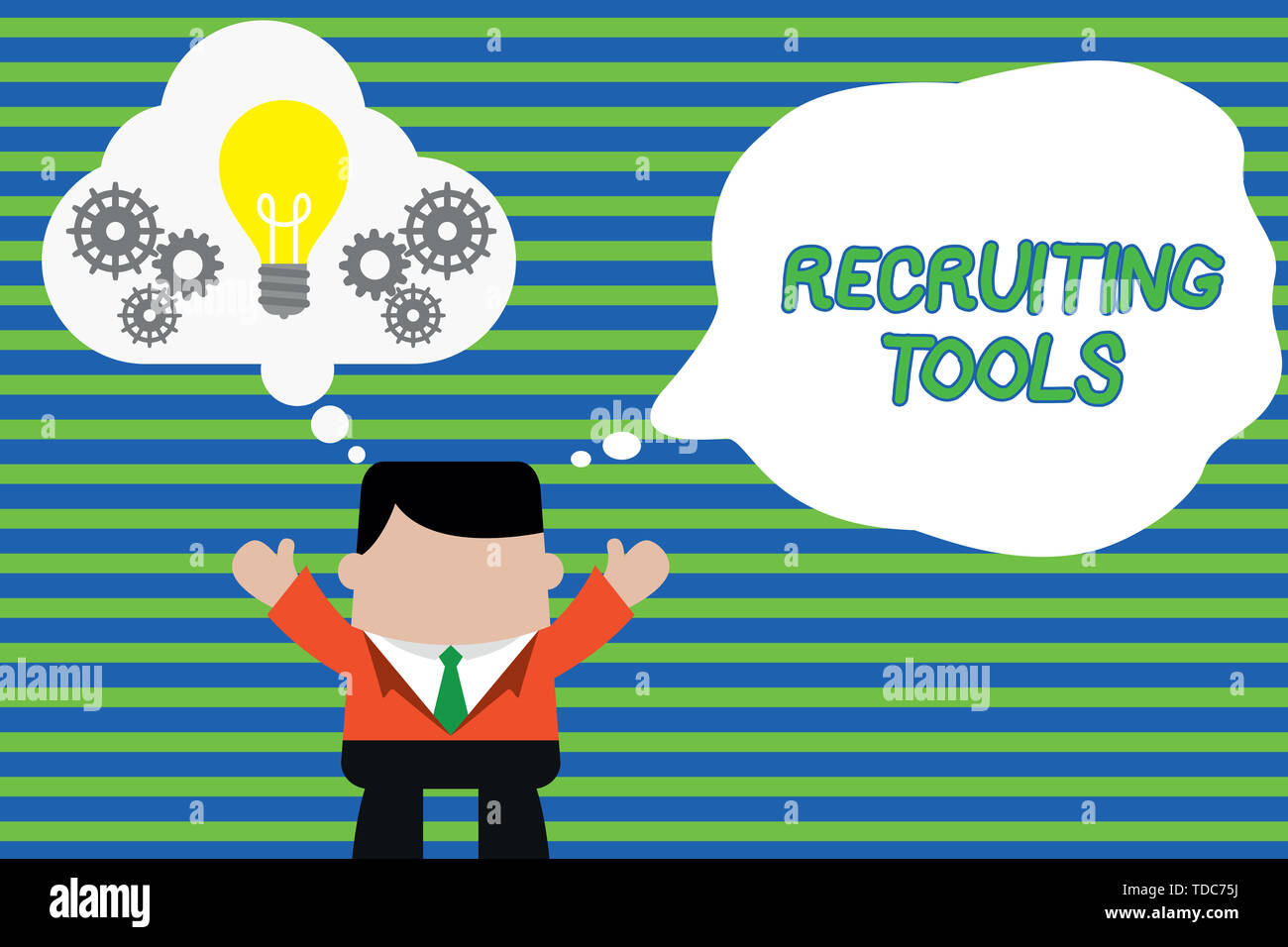 Handwriting text Recruiting Tools. Conceptual photo getting new talents ...