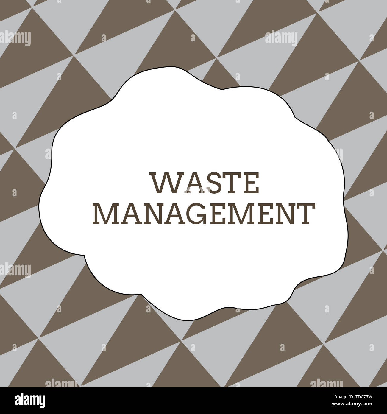 Writing note showing Waste Management. Business concept for actions ...