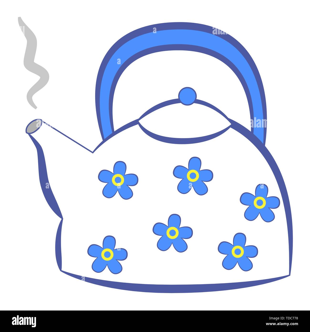 Boiling Teapot Clipart
