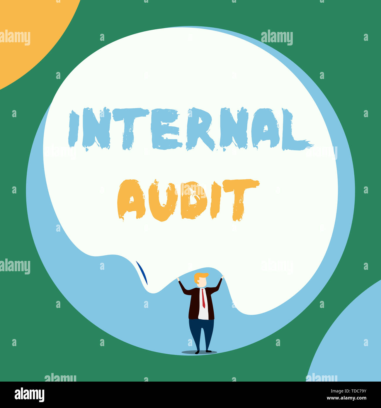 Conceptual hand writing showing Internal Audit. Concept meaning ...