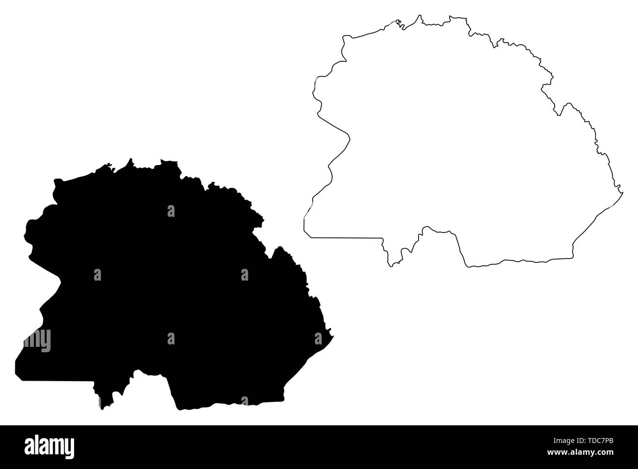 Copperbelt Province (Provinces of Zambia, Republic of Zambia) map ...