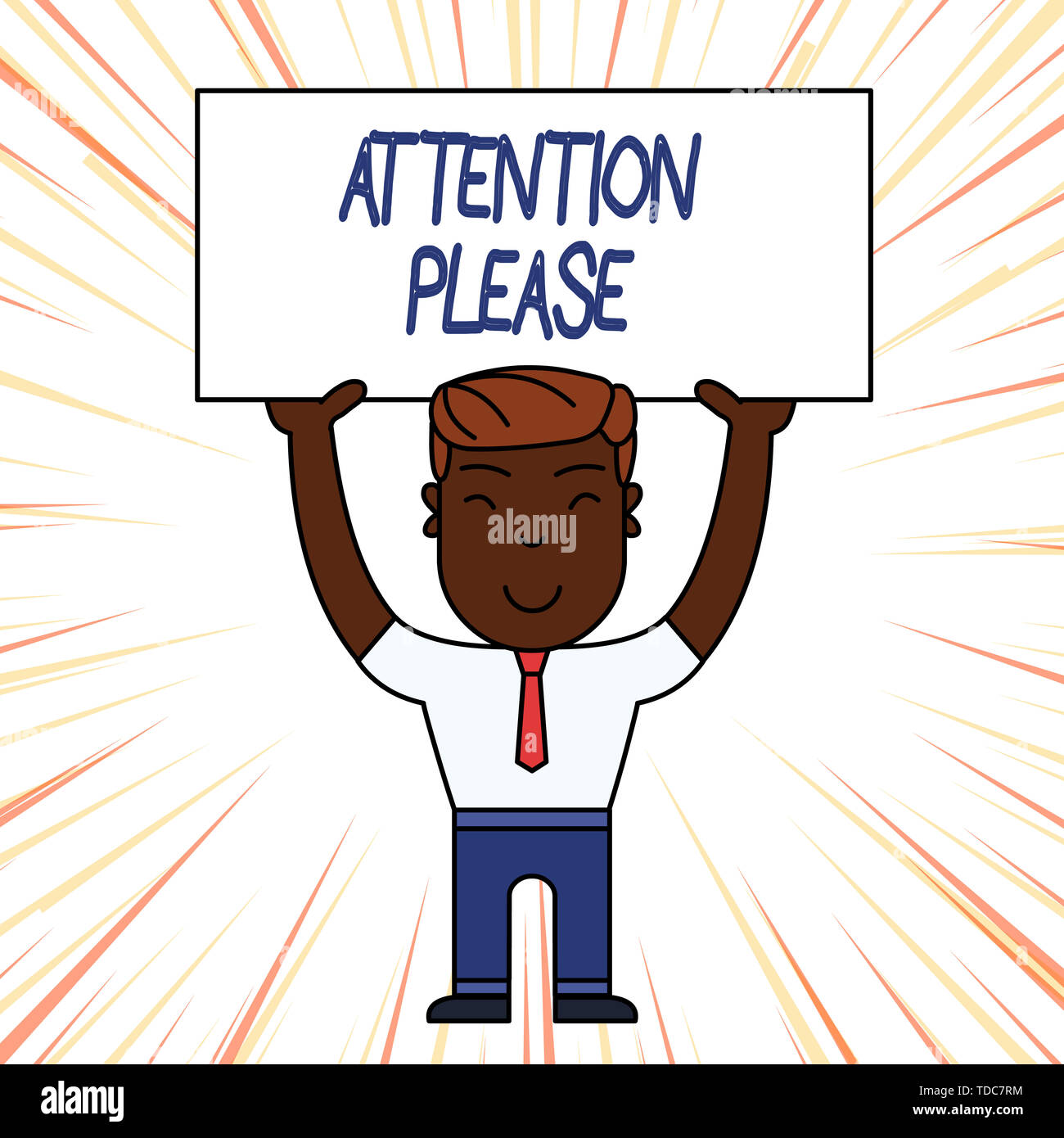 Conceptual hand writing showing Attention Please. Concept meaning ...