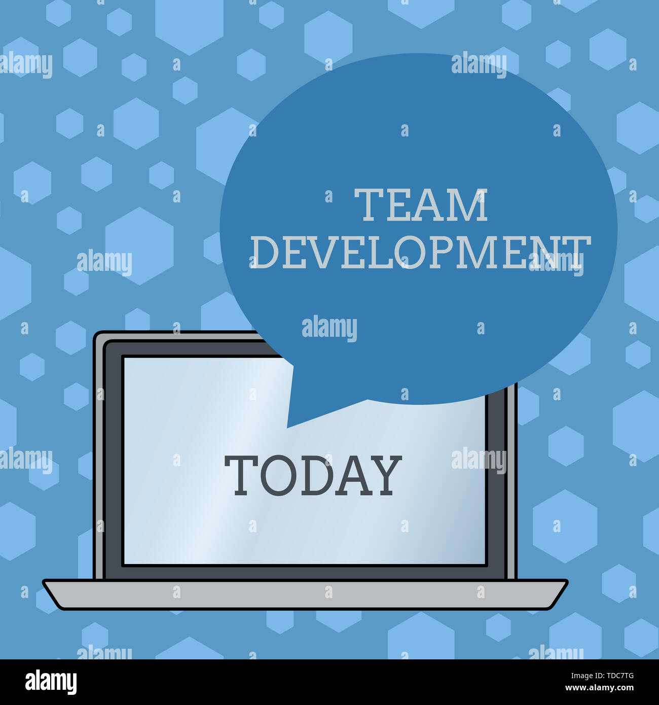 Word writing text Team Development. Business photo showcasing learn why and how small groups ...