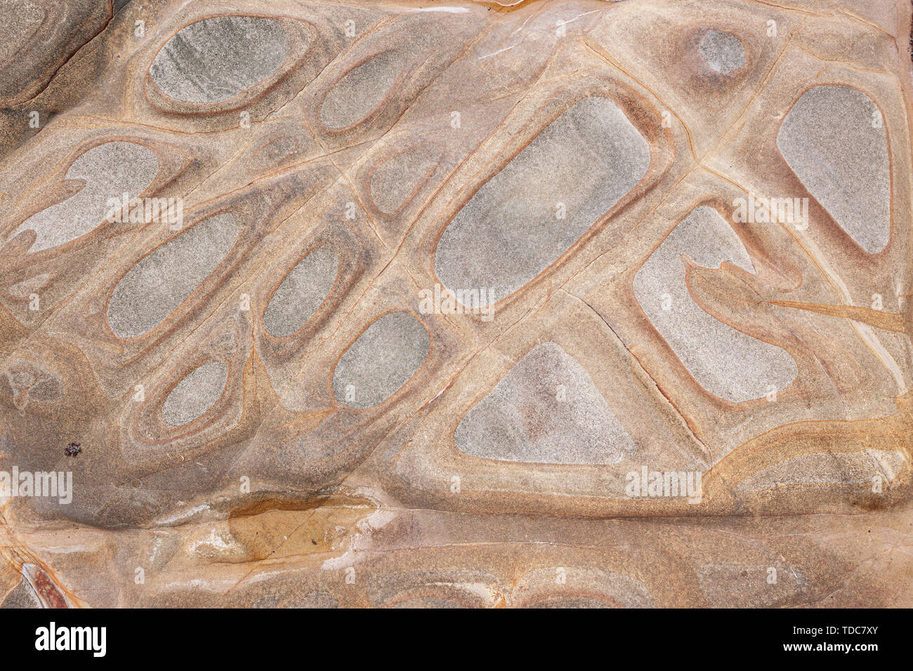 Natural sandstone patterns smooth shapes Stock Photo - Alamy