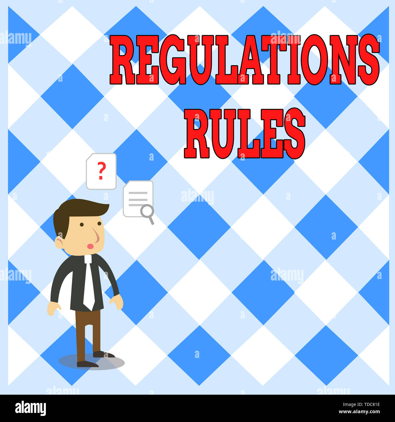 Handwriting text writing Regulations Rules. Conceptual photo Standard ...