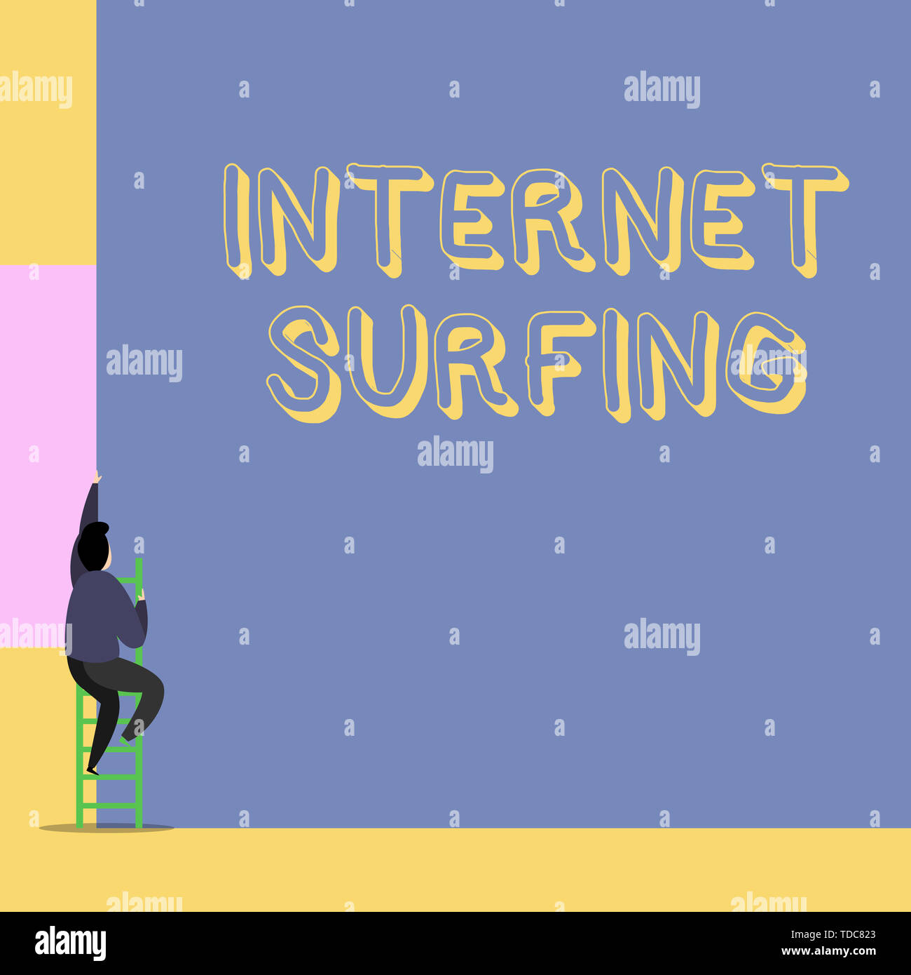 Word writing text Internet Surfing. Business photo showcasing browsing ...