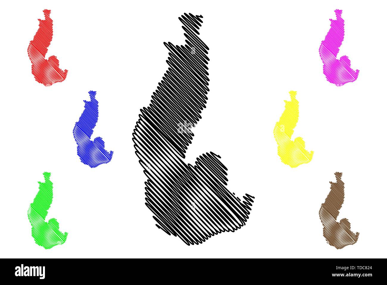 Toliara Province (Provinces of Madagascar, Republic of Madagascar) map ...