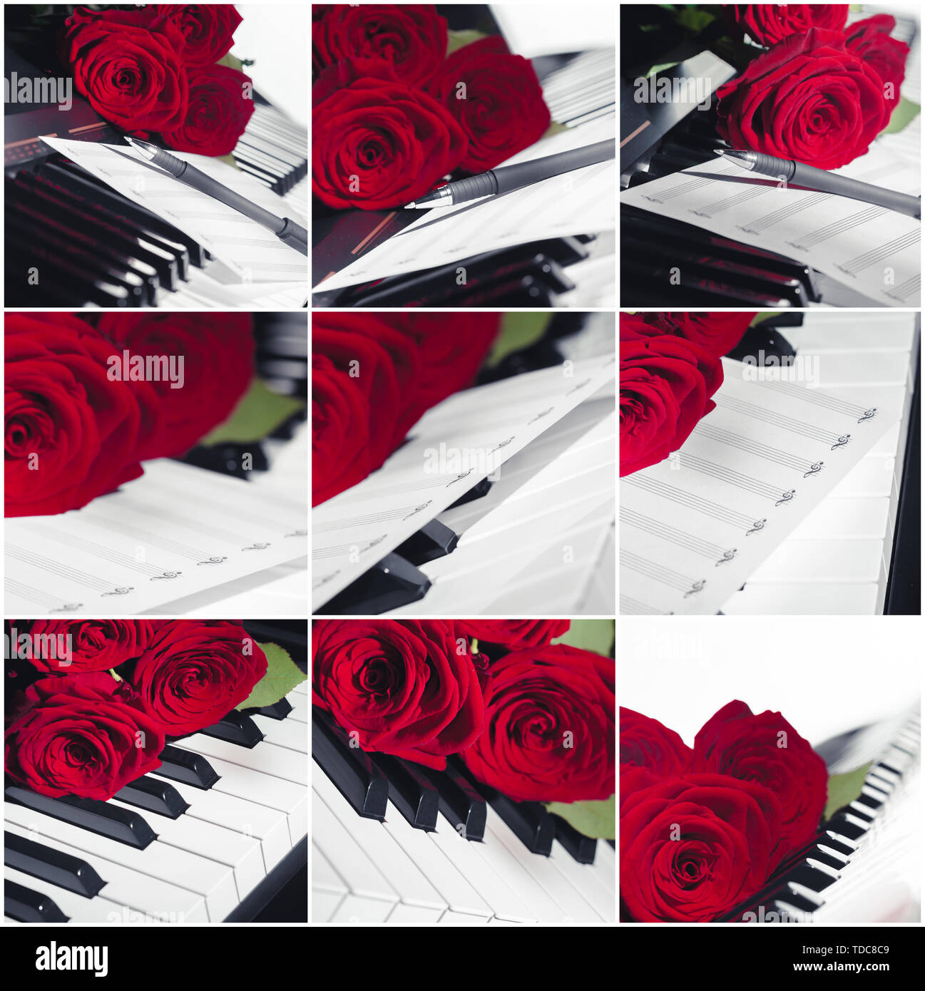 Abstract female hands playing keyboard hi-res stock photography and ...