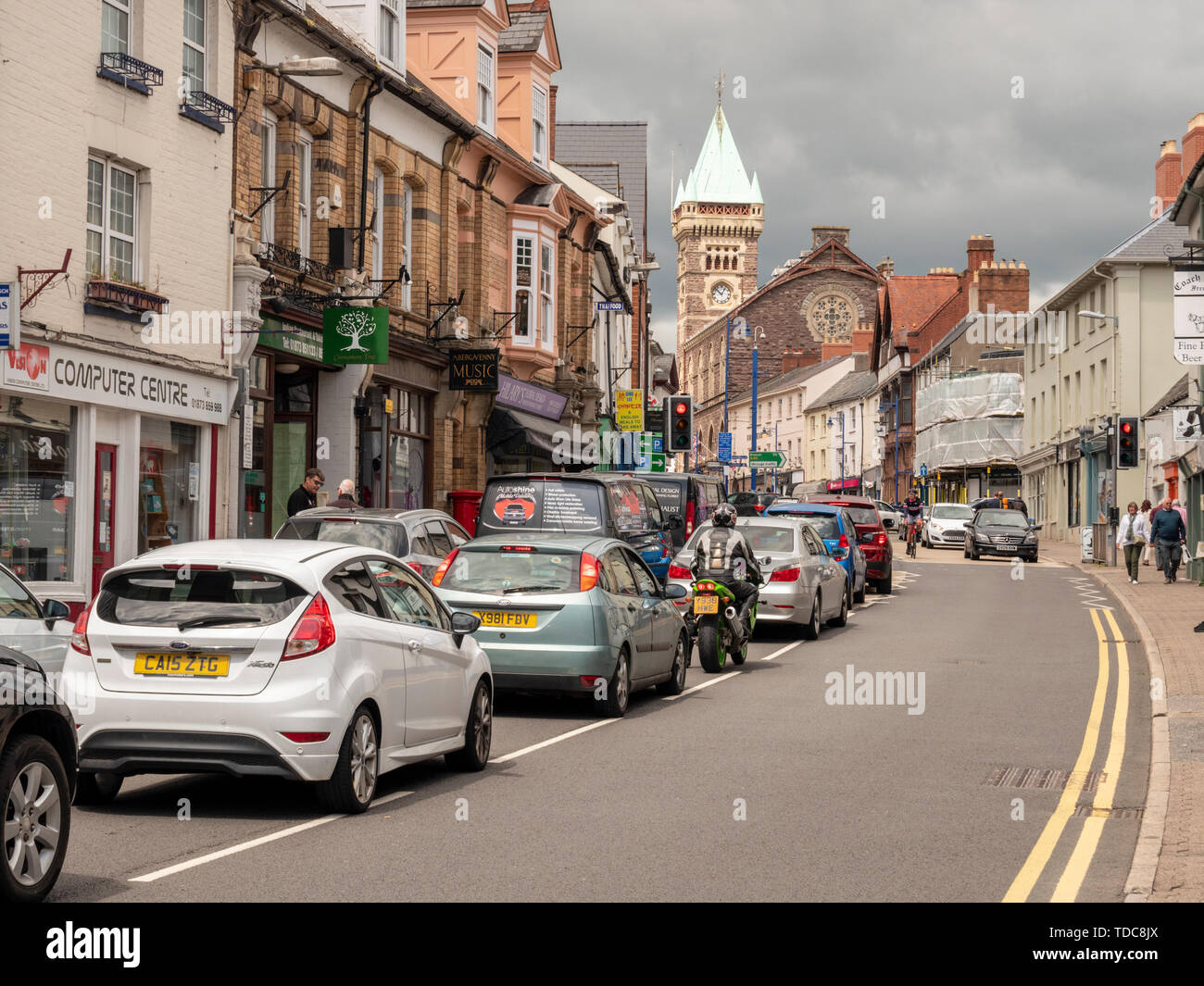 Brecon street brecon town hi-res stock photography and images - Alamy