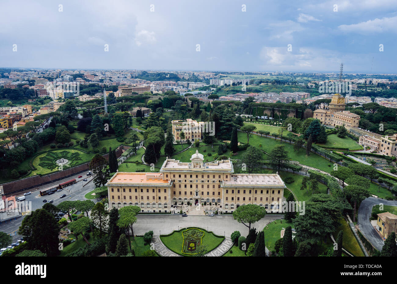 Panorama of the Vatican City Executive Center Stock Photo - Alamy
