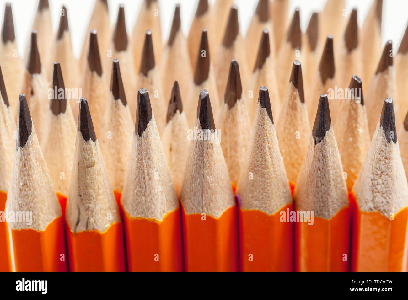 Pile of pencils Stock Photo - Alamy