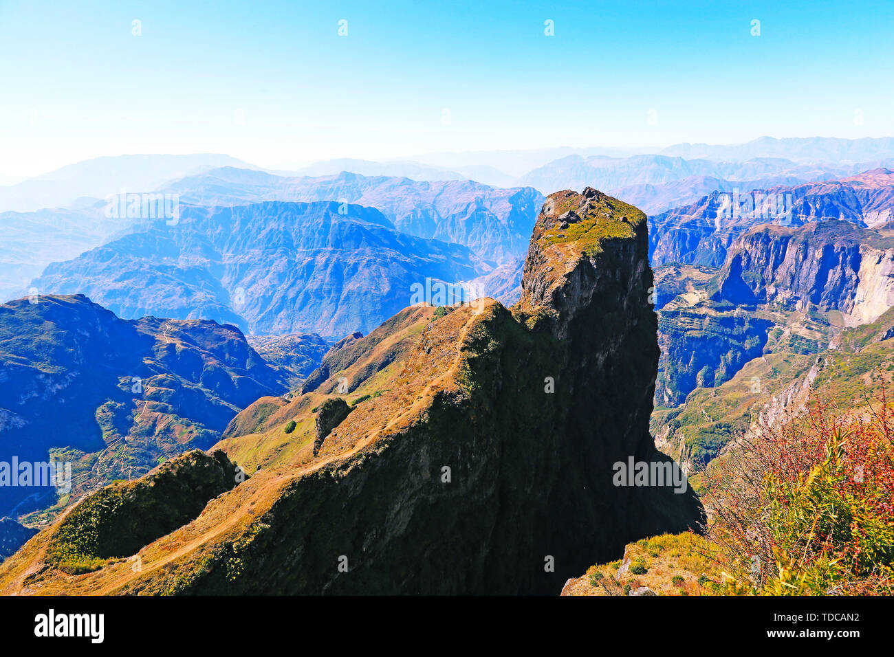 Natural Scenery Zhaotong Dashanbao Stock Photo - Alamy