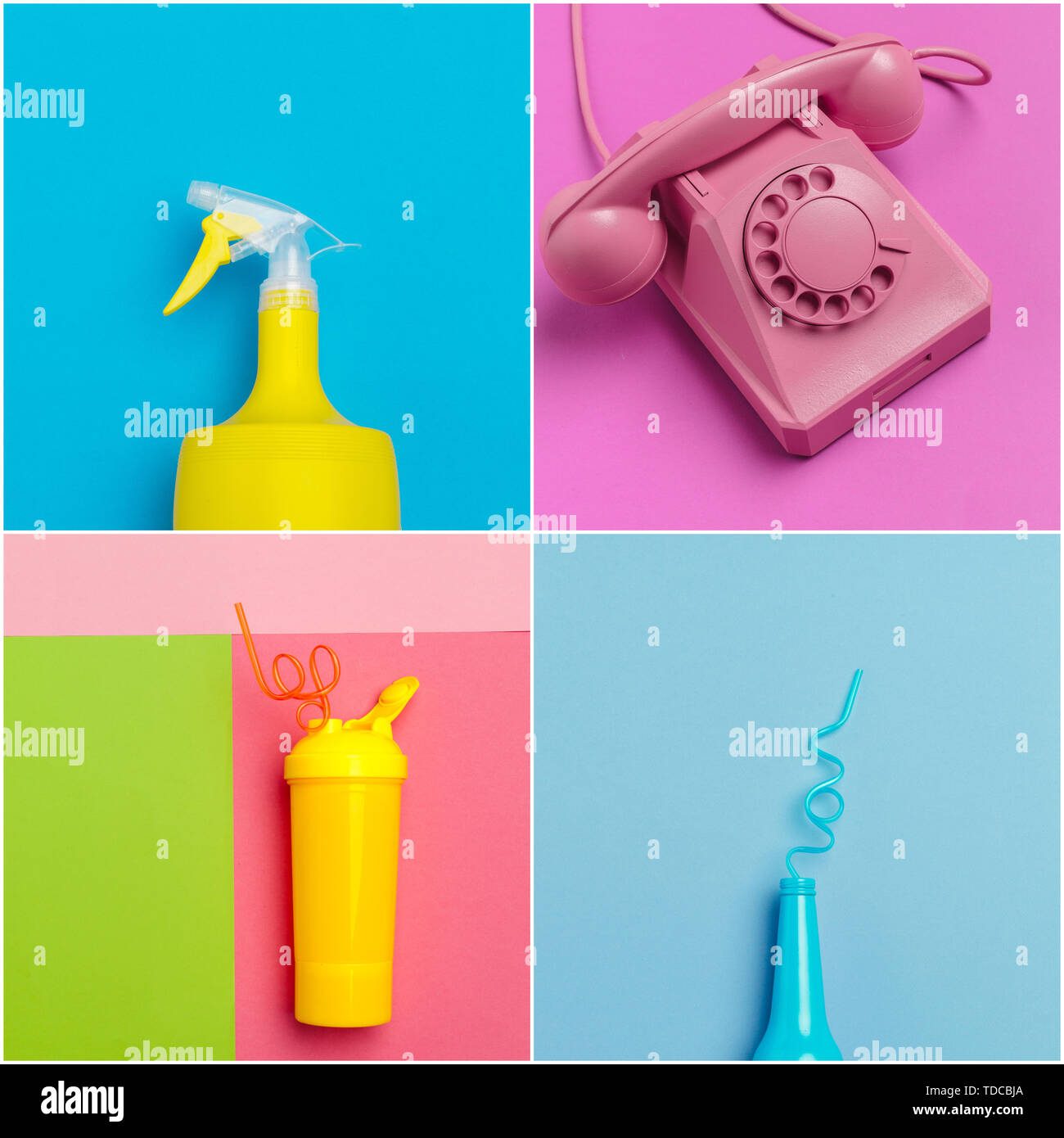 creative flat lay responsive design Stock Photo - Alamy
