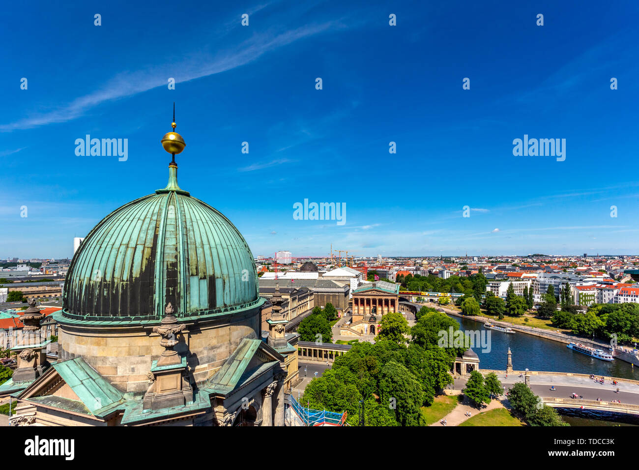 Overview over Berlin from the Berlin Cathedral, Germany Stock Photo - Alamy
