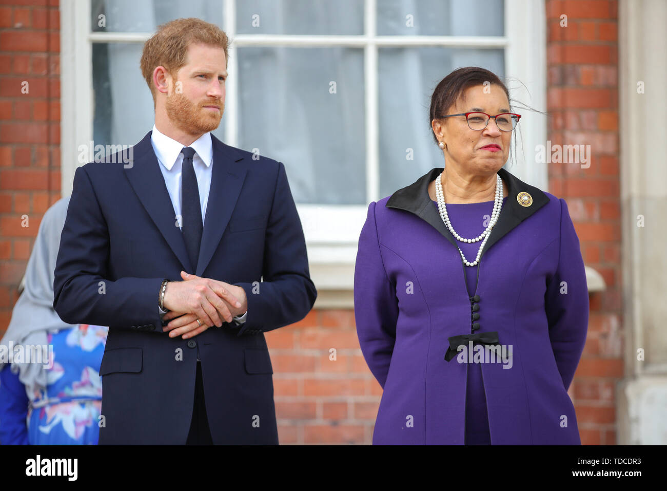 Duke of Sussex with Secretary-General of the Commonwealth Baroness ...
