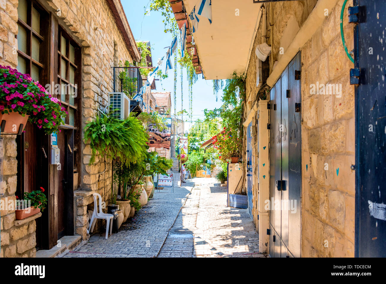 The small town of Zefat, Israel Stock Photo - Alamy