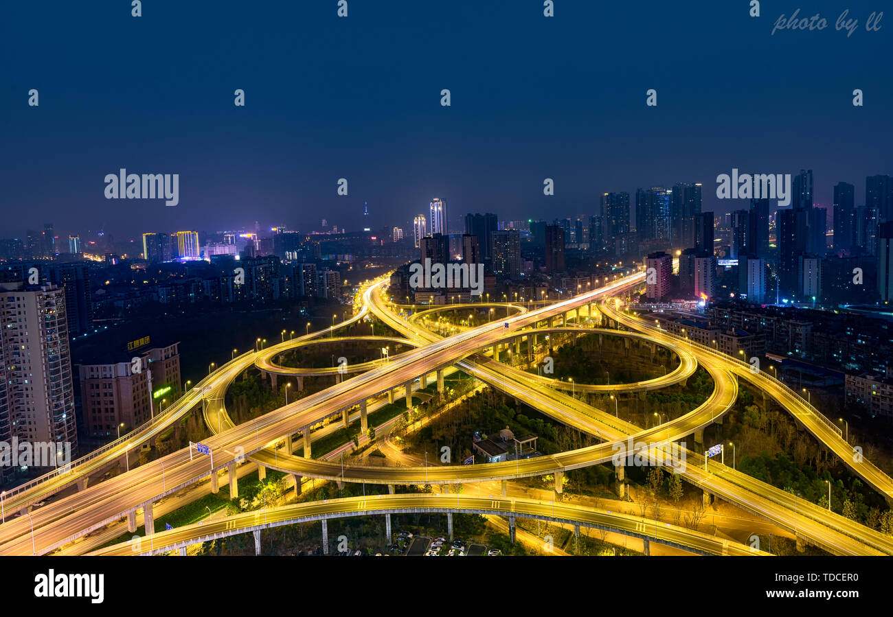 Ma Ying Road interchange Stock Photo - Alamy