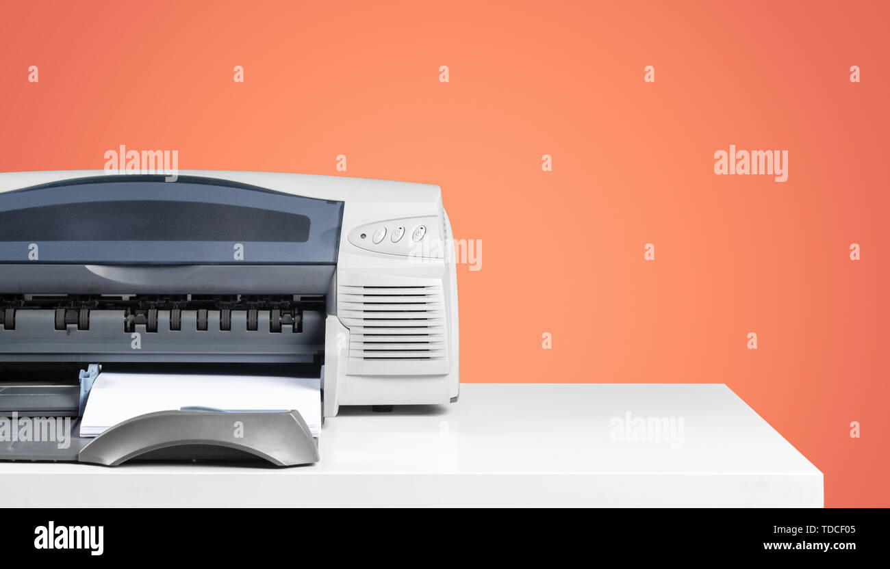 Old Desktop Pc Printer High Resolution Stock Photography and Images - Alamy