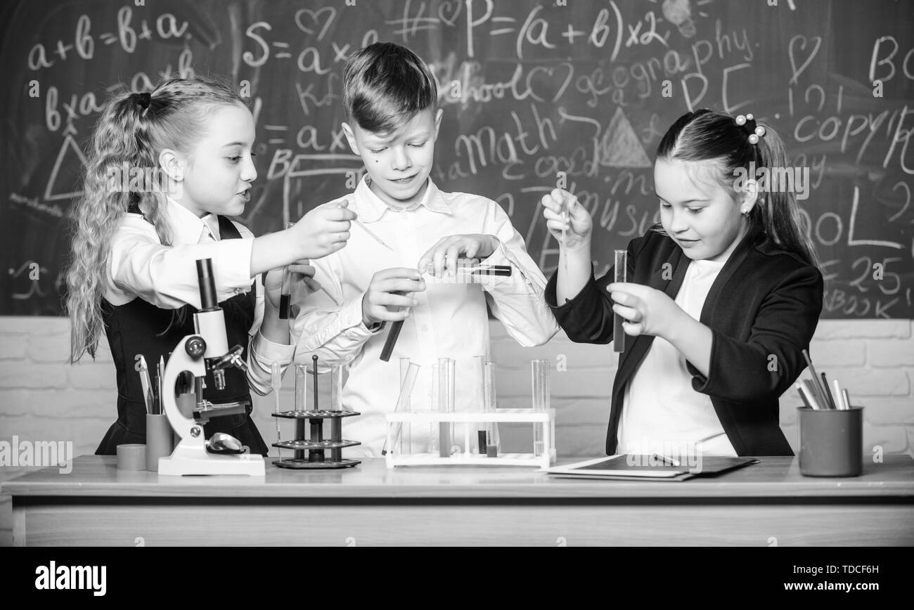 childrens day. Chemistry. Back to school. students doing biology ...