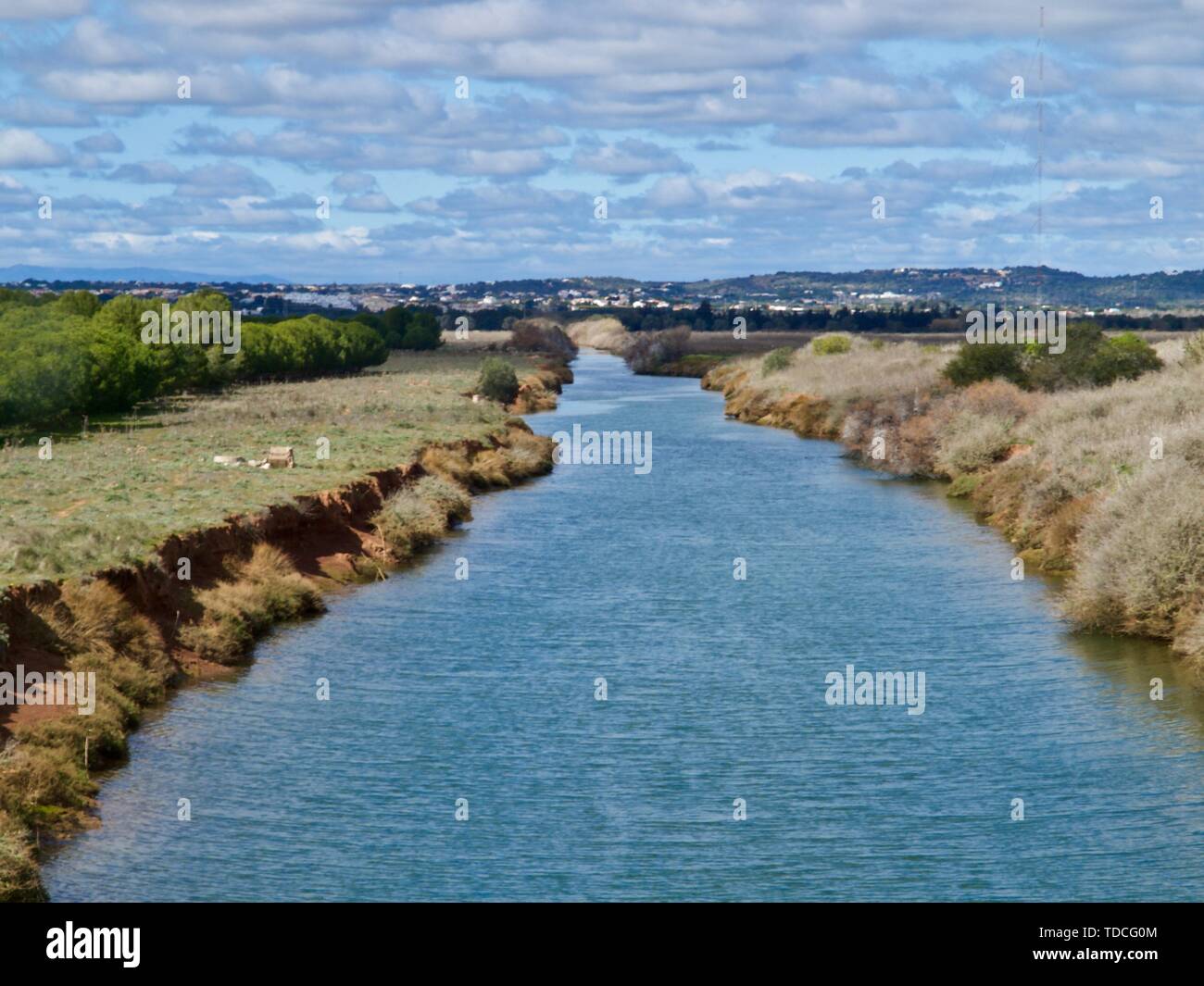 Small river between Albufeira and Vilamoura in Portugal Stock Photo - Alamy