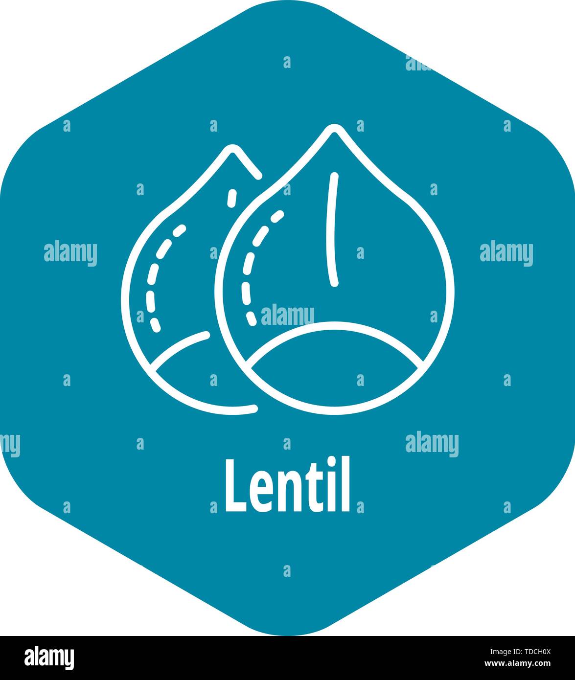 Lentil icon, outline style Stock Vector Image & Art - Alamy