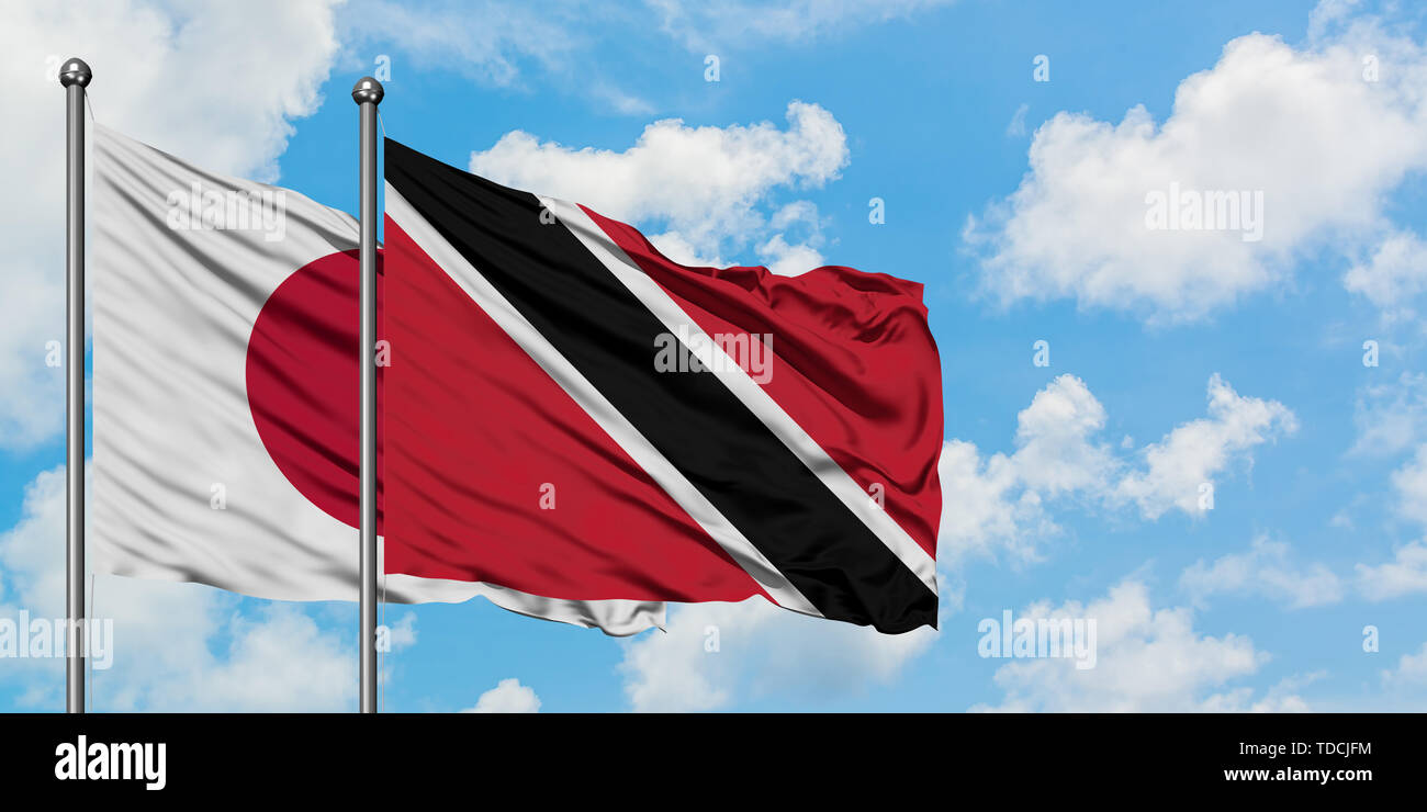 Japan trinidad and tobago flag hi-res stock photography and images - Alamy