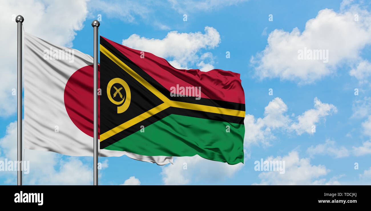 Japan vanuatu flag hi-res stock photography and images - Alamy