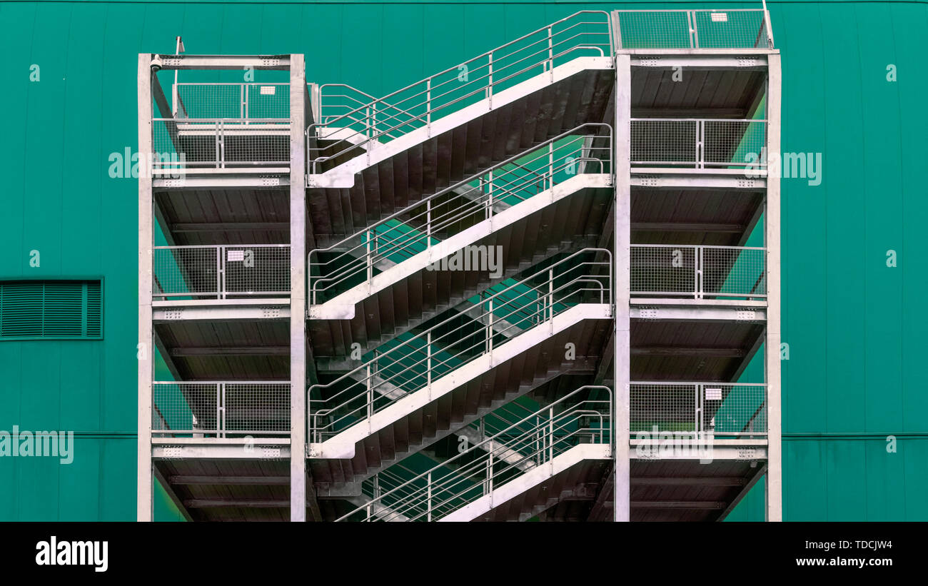 External factory staircase hi-res stock photography and images - Alamy