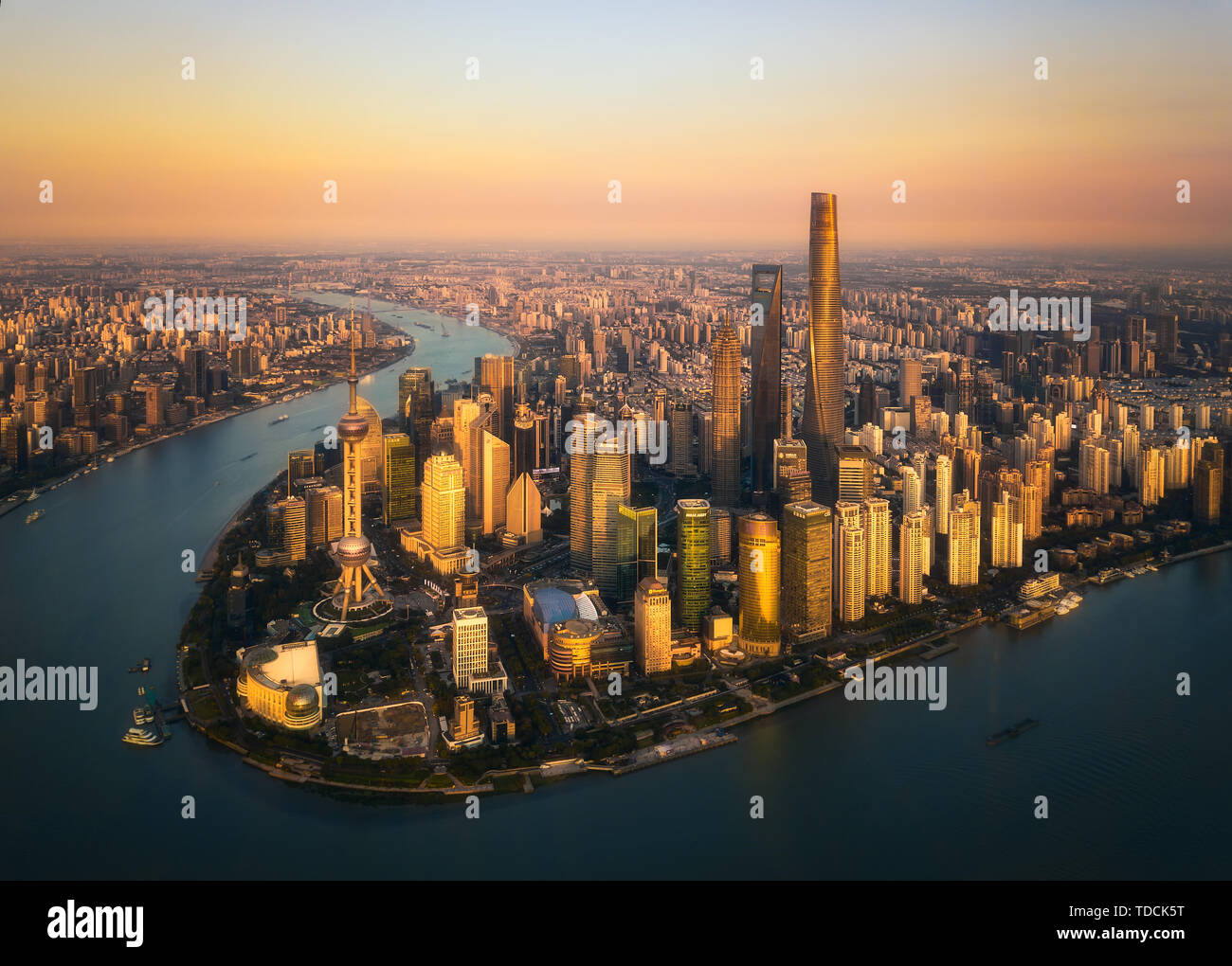 Shanghai City Architecture Scenery Stock Photo - Alamy