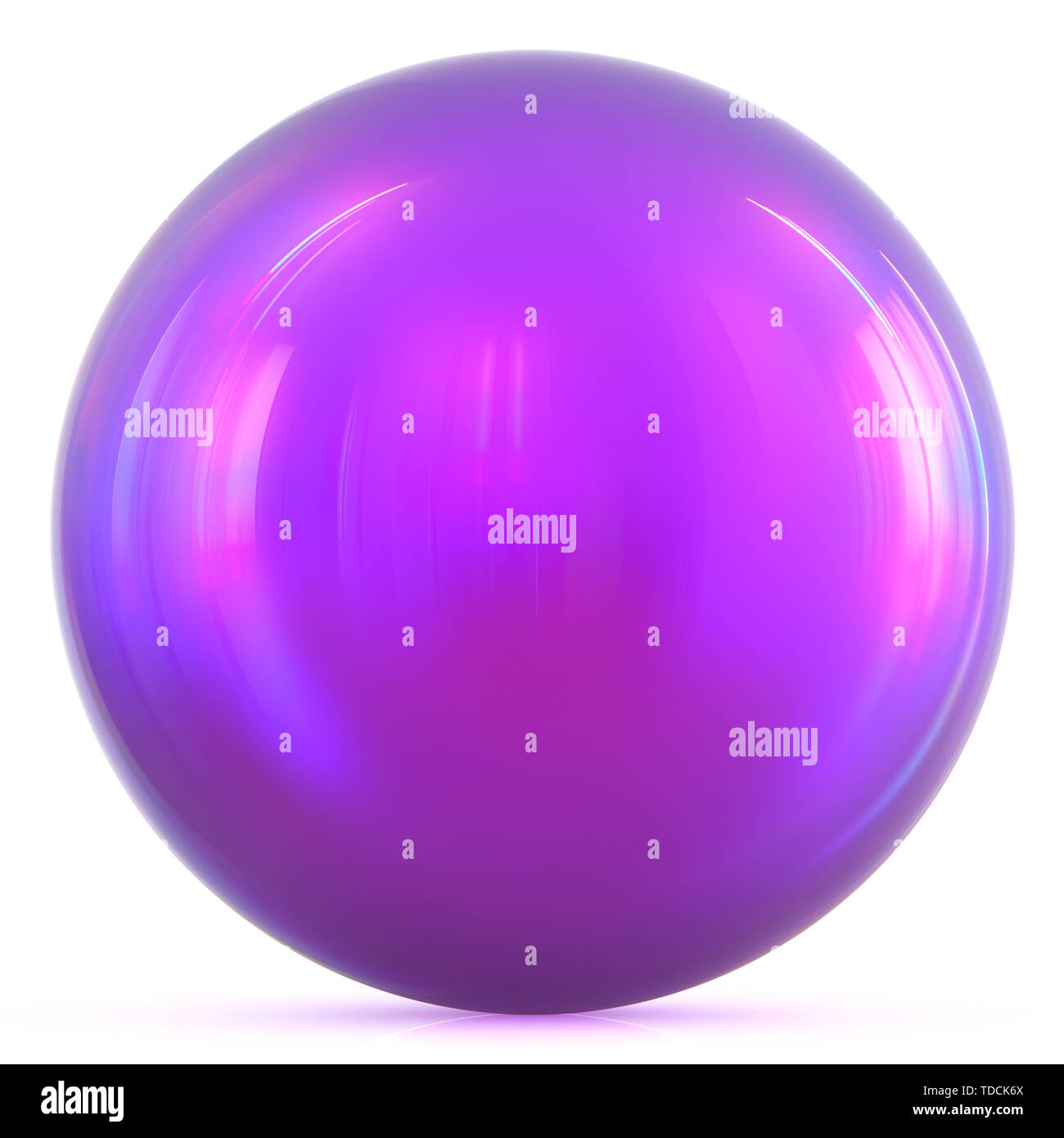 Purple ball sphere round button basic circle geometric shape solid ...
