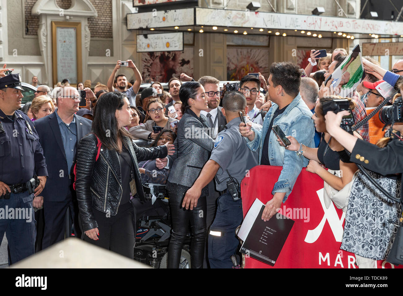 Halsey greets fans at Songwriters Hall Of Fame 50th Annual Induction ...