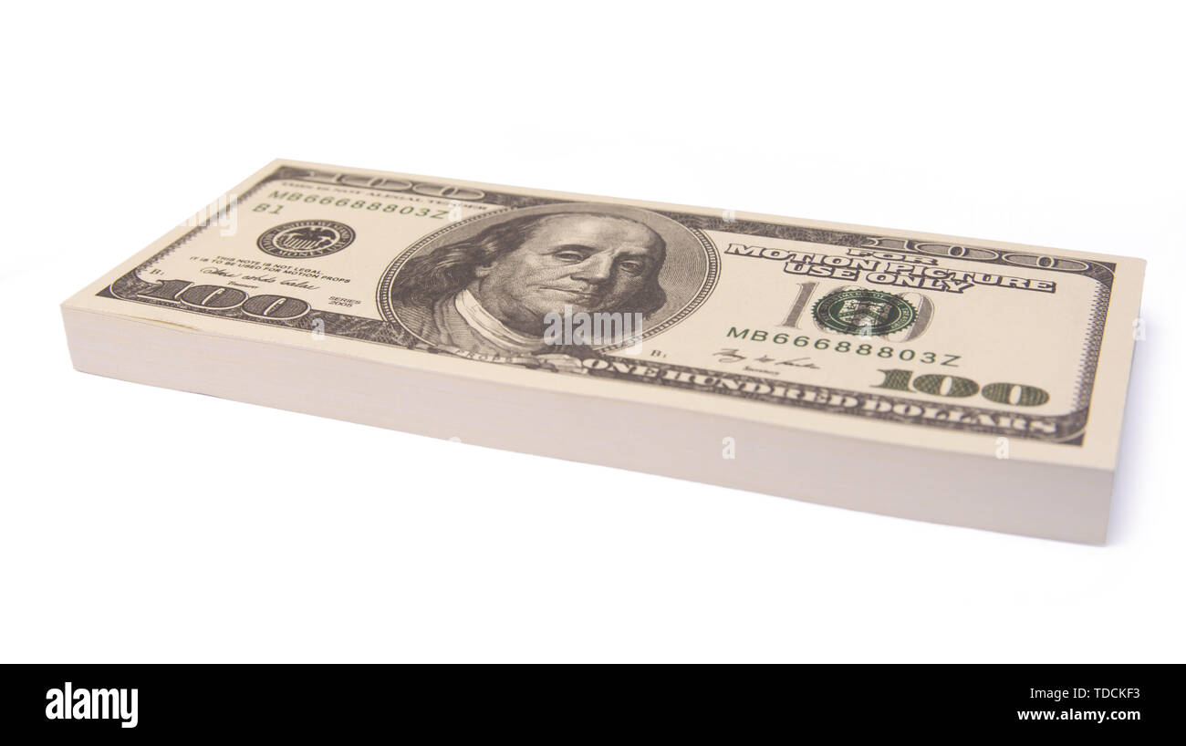 Bundles Of Hundred Dollar Bills High Resolution Stock Photography and ...