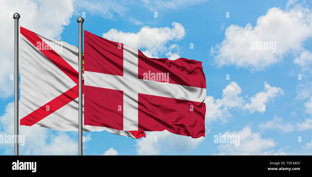 Jersey denmark flag hi-res stock photography and images - Alamy